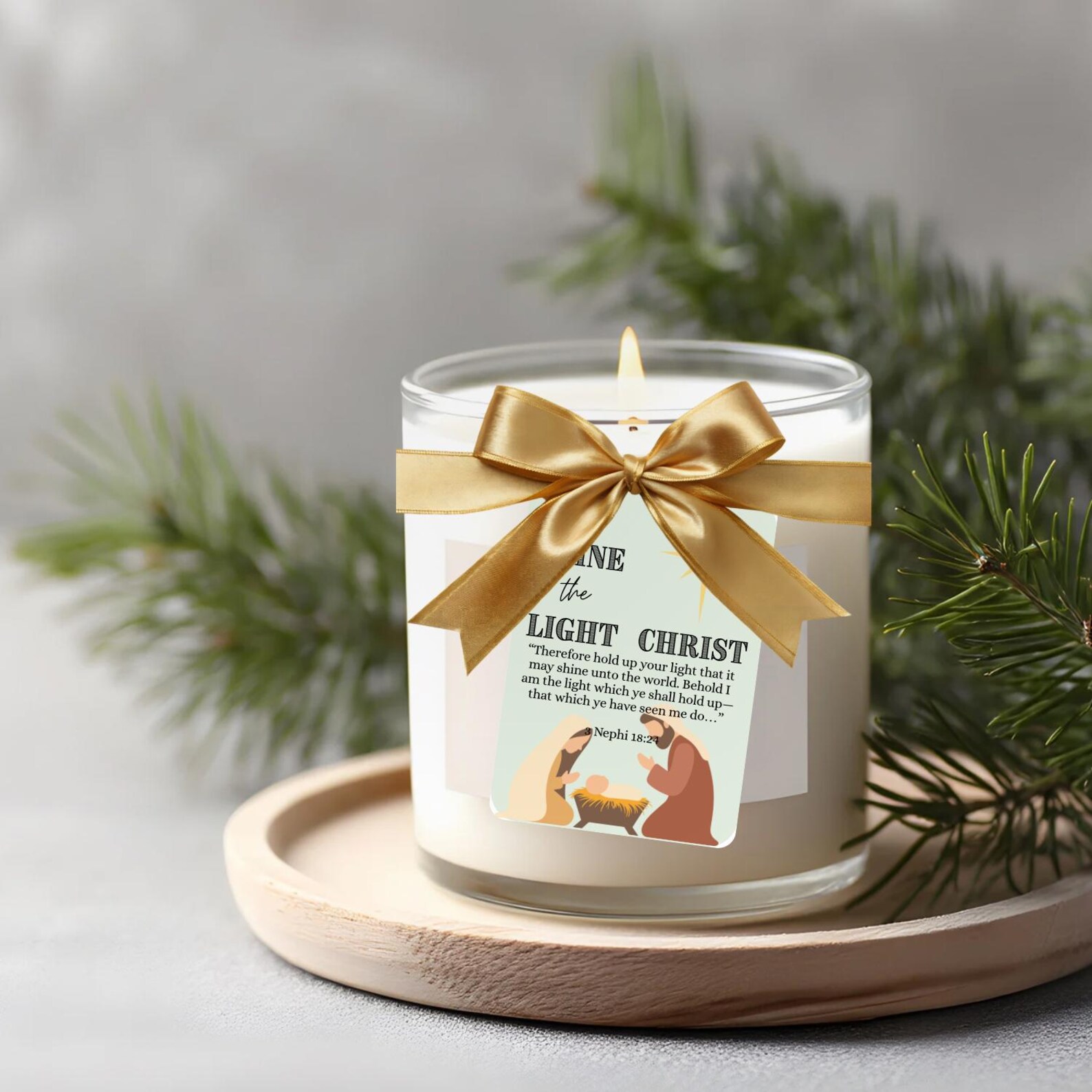 LDS Ministering Gift Tags | Printable Christian Gift Ideas (digital ...