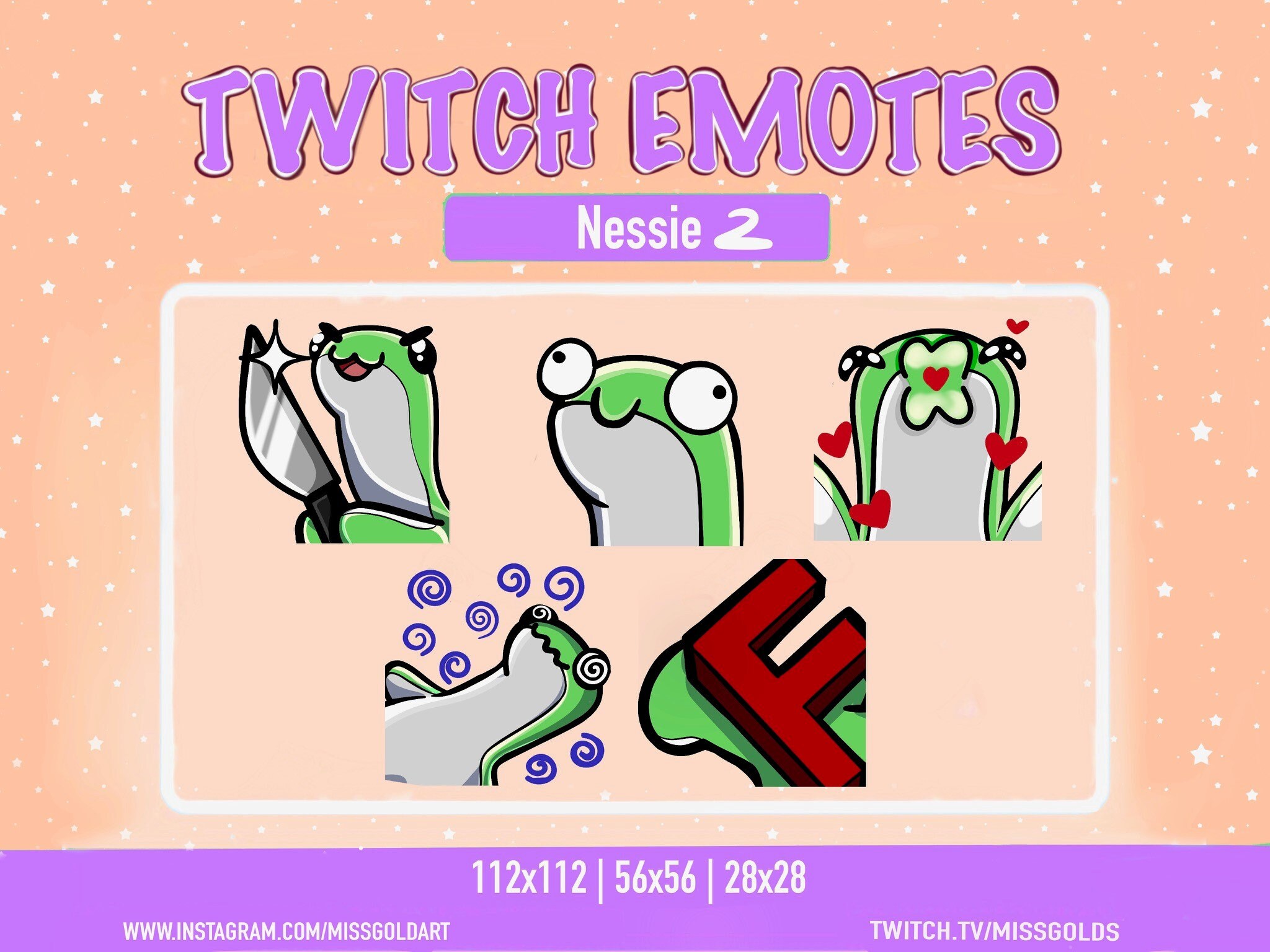 Nessie Apex Legends Emotes, Nessie Emotes, Twitch Streamers, Emotes for ...