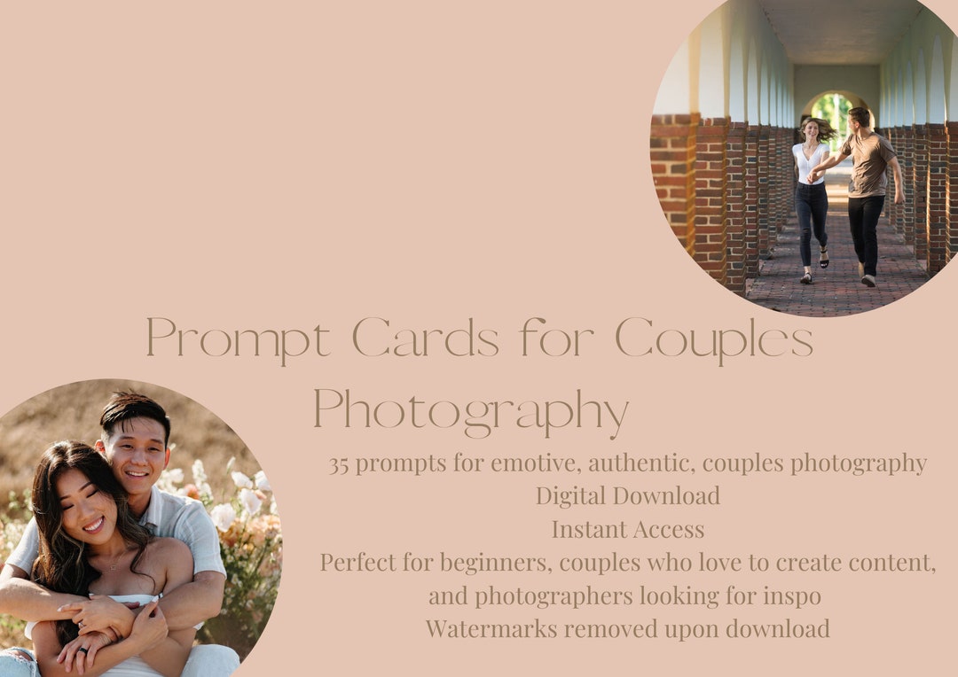 Posing Cards for Photographers, Couples Photography Posing Cards ...