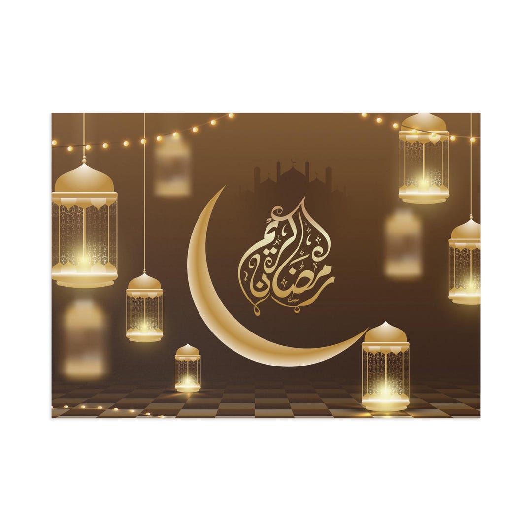 Islamic Postcards, Eid Greetings Cards, Ramadan Stationery, Fine Art ...