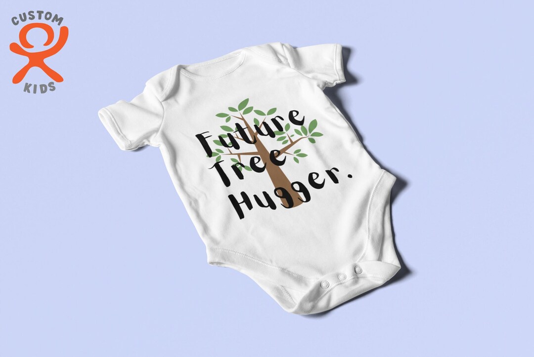 Future Tree Hugger Baby Bodysuit: Eco-friendly Cotton Vest - Etsy