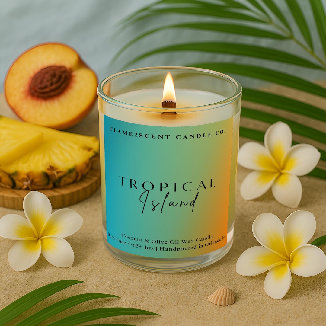 Summer Candle |tropical Island Candle | Passionfruit + Pineapple ...