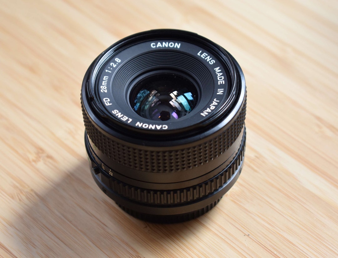 Canon FD 28mm F2.8 - 35mm Film Camera Lens - Etsy