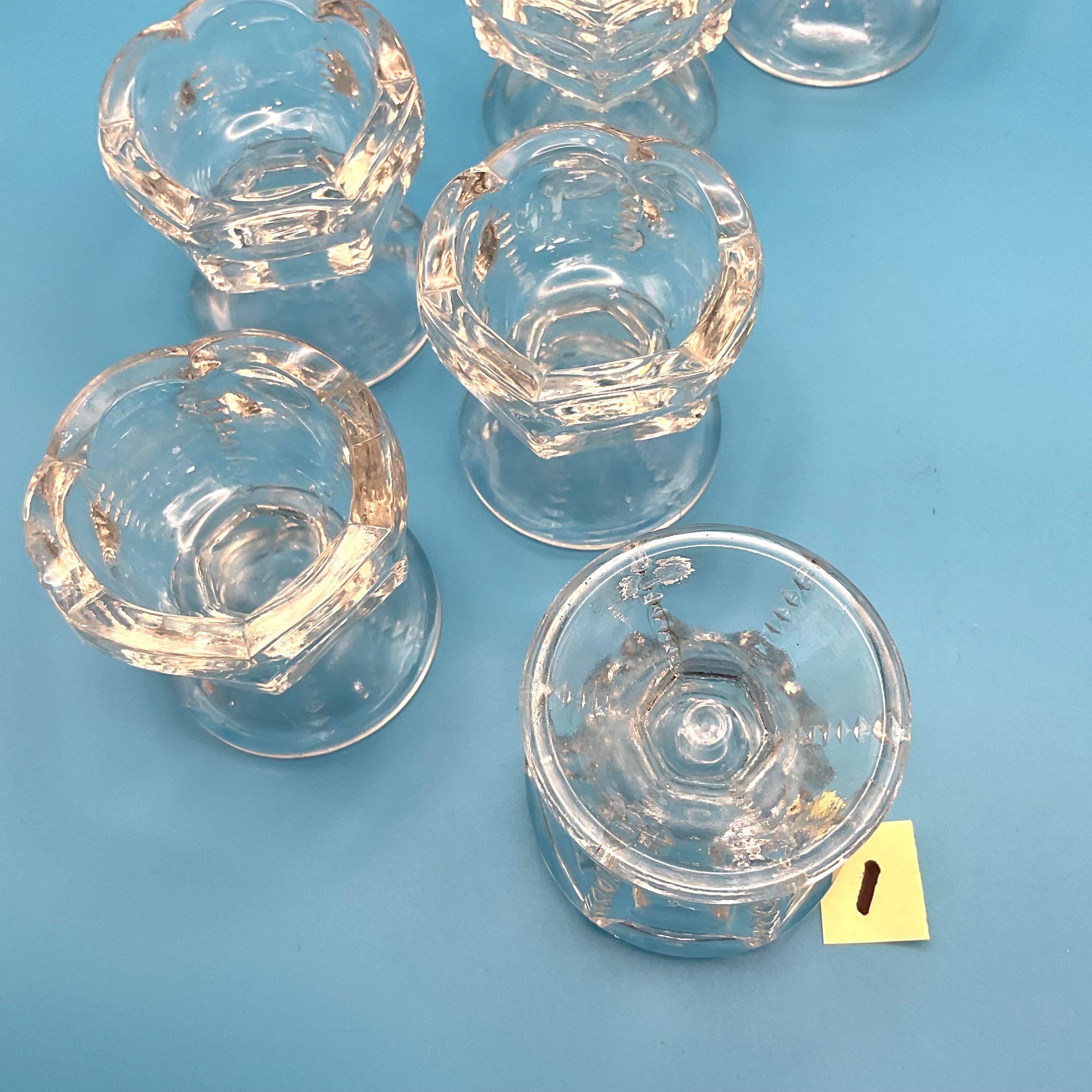 Footed Open Salt Cellars, Set of Six Vintage Glass **YOU PICK*** - Etsy