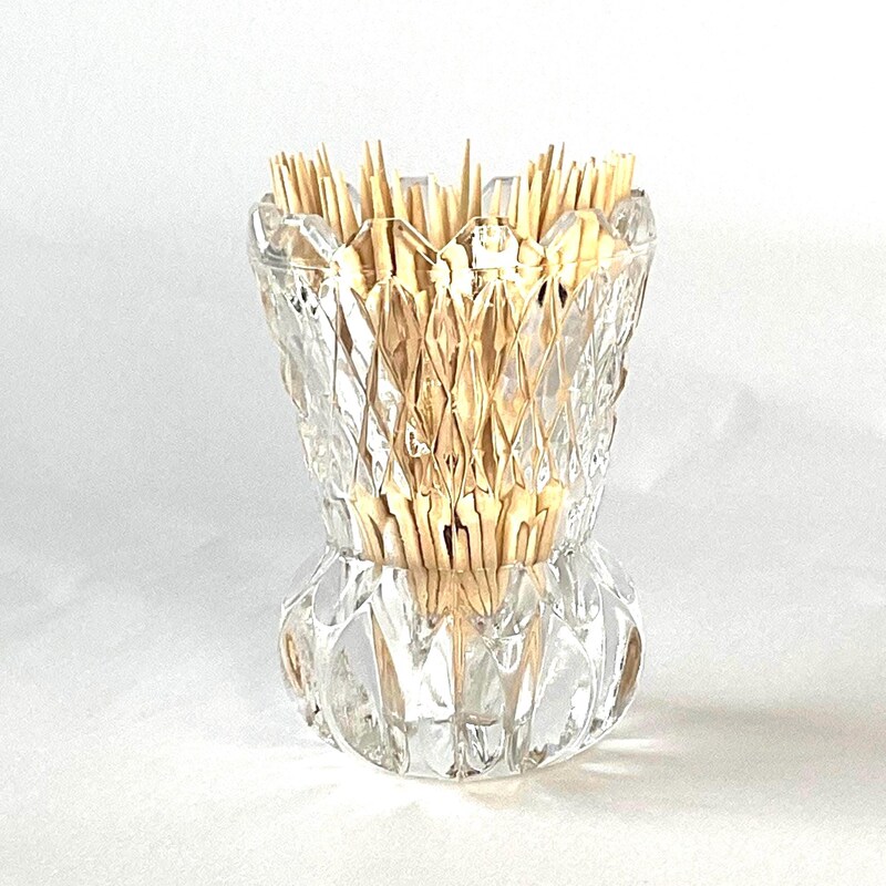 Glass Toothpick Holder - Etsy