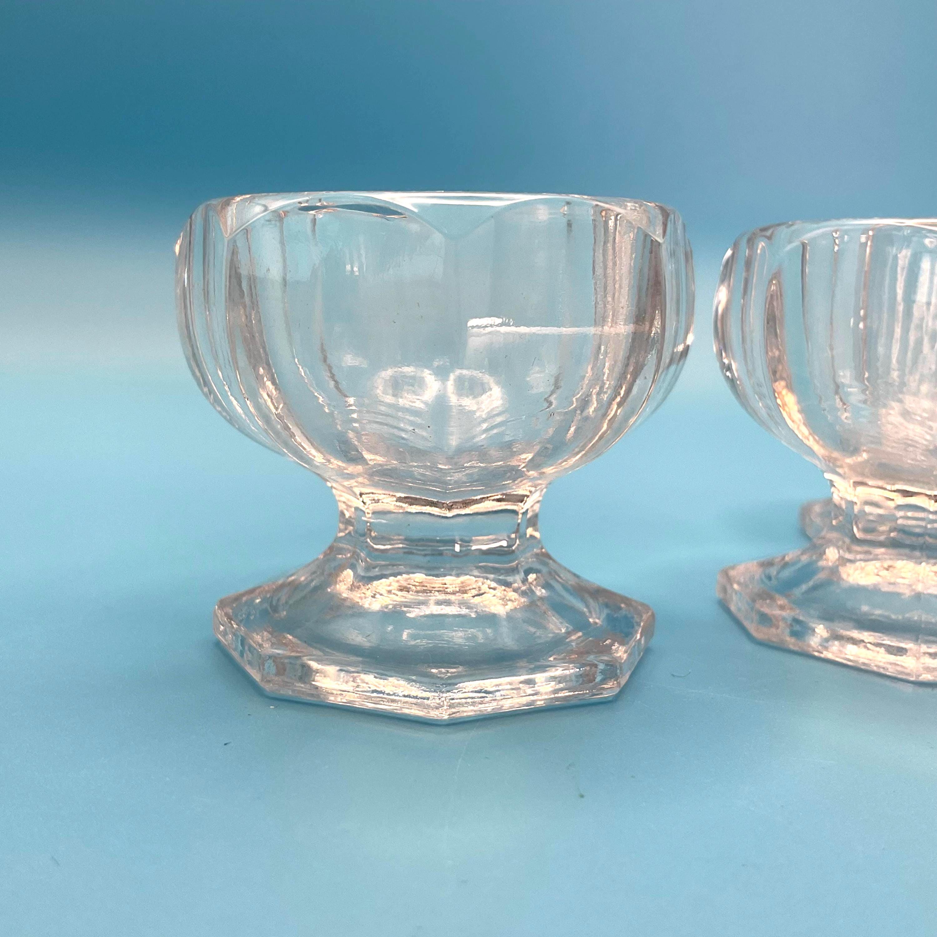Footed Open Salt Cellars, Set of Six Vintage Glass **YOU PICK*** - Etsy