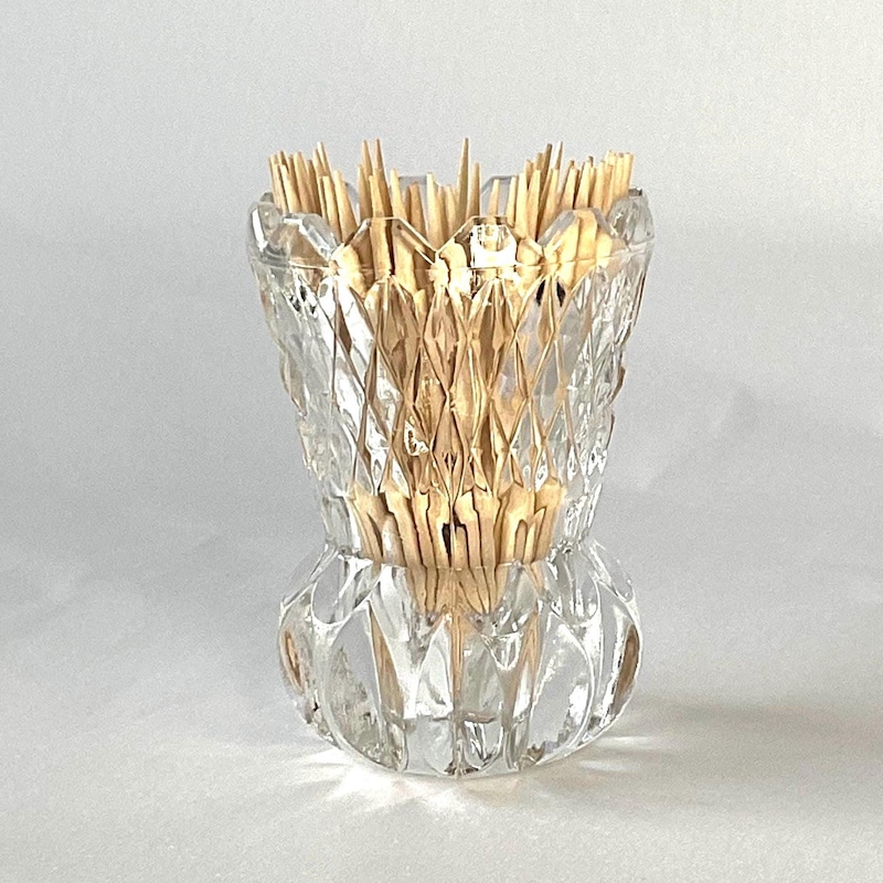 Toothpick Holder Vintage Glass - Etsy