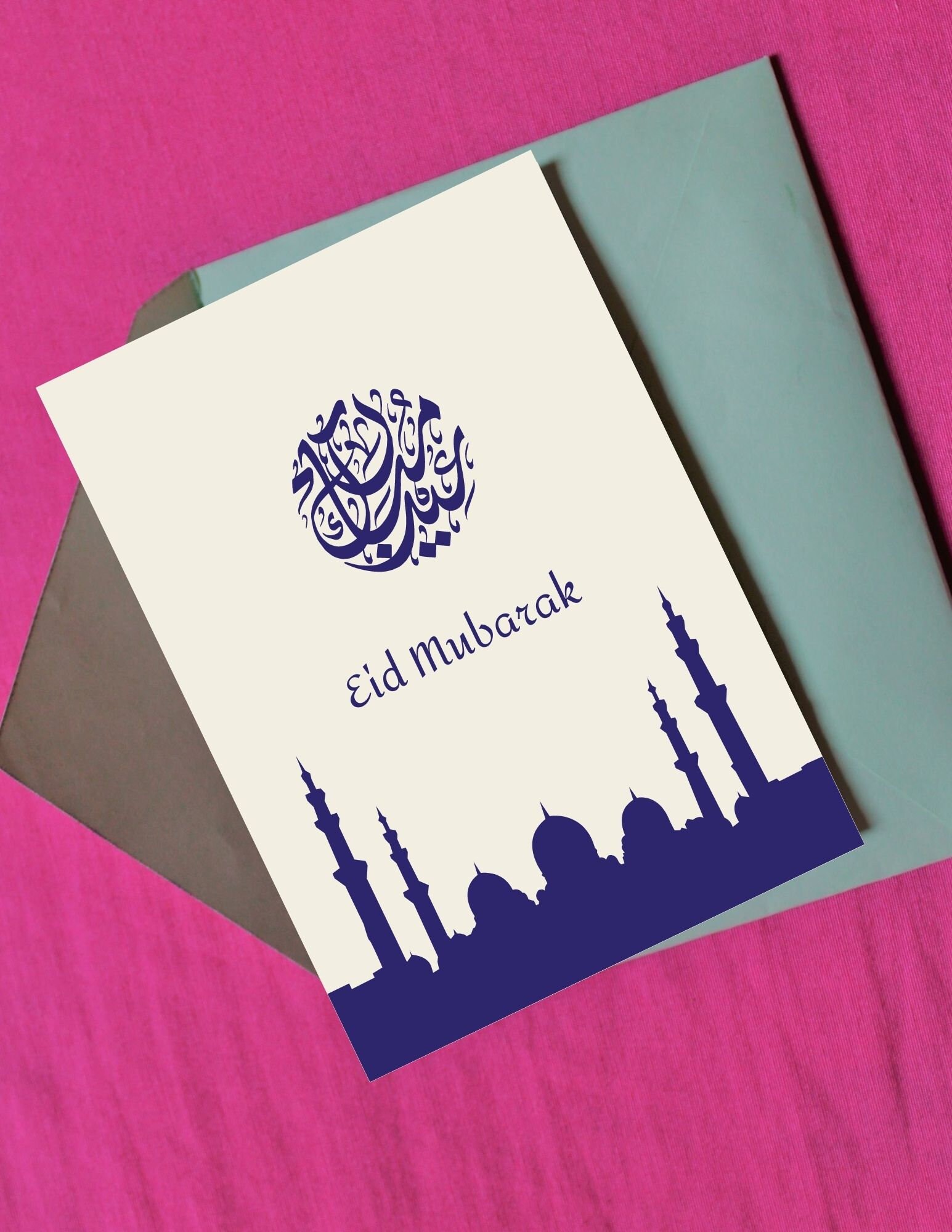 Eid Mubarak Greeting Card Bundle of 10,happy Eid Greeting Card,eid Card ...