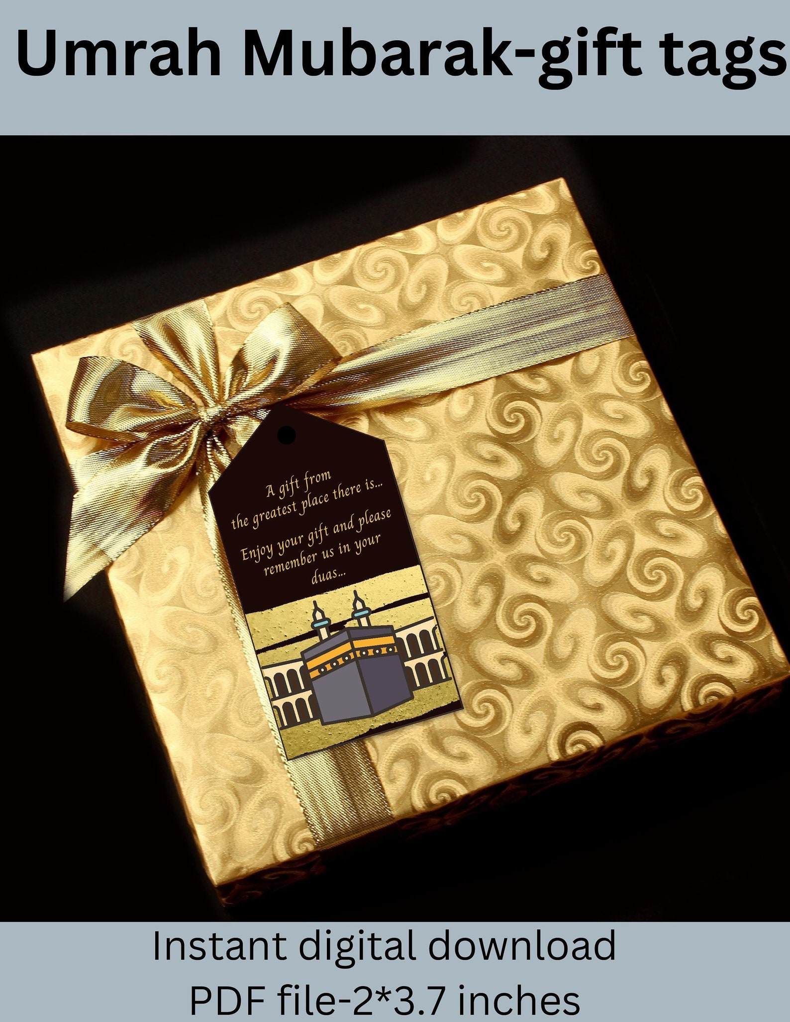 Umrah Mubarak Gift Tag - Etsy