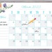 Printable Floral Calendar 2022 Bundle - Etsy