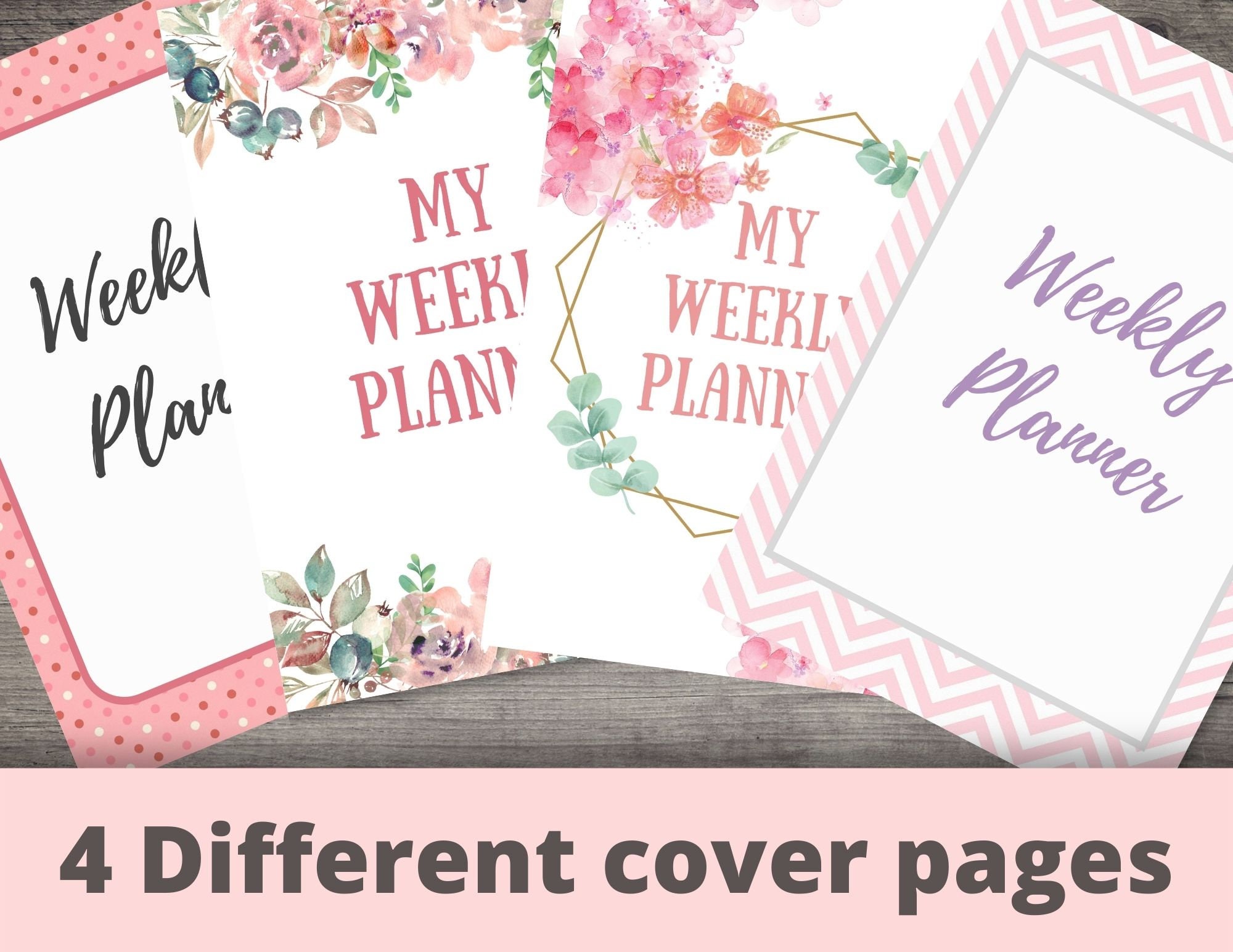 All in One Printable Planner-daily Planner,weekly Planner,monthly ...