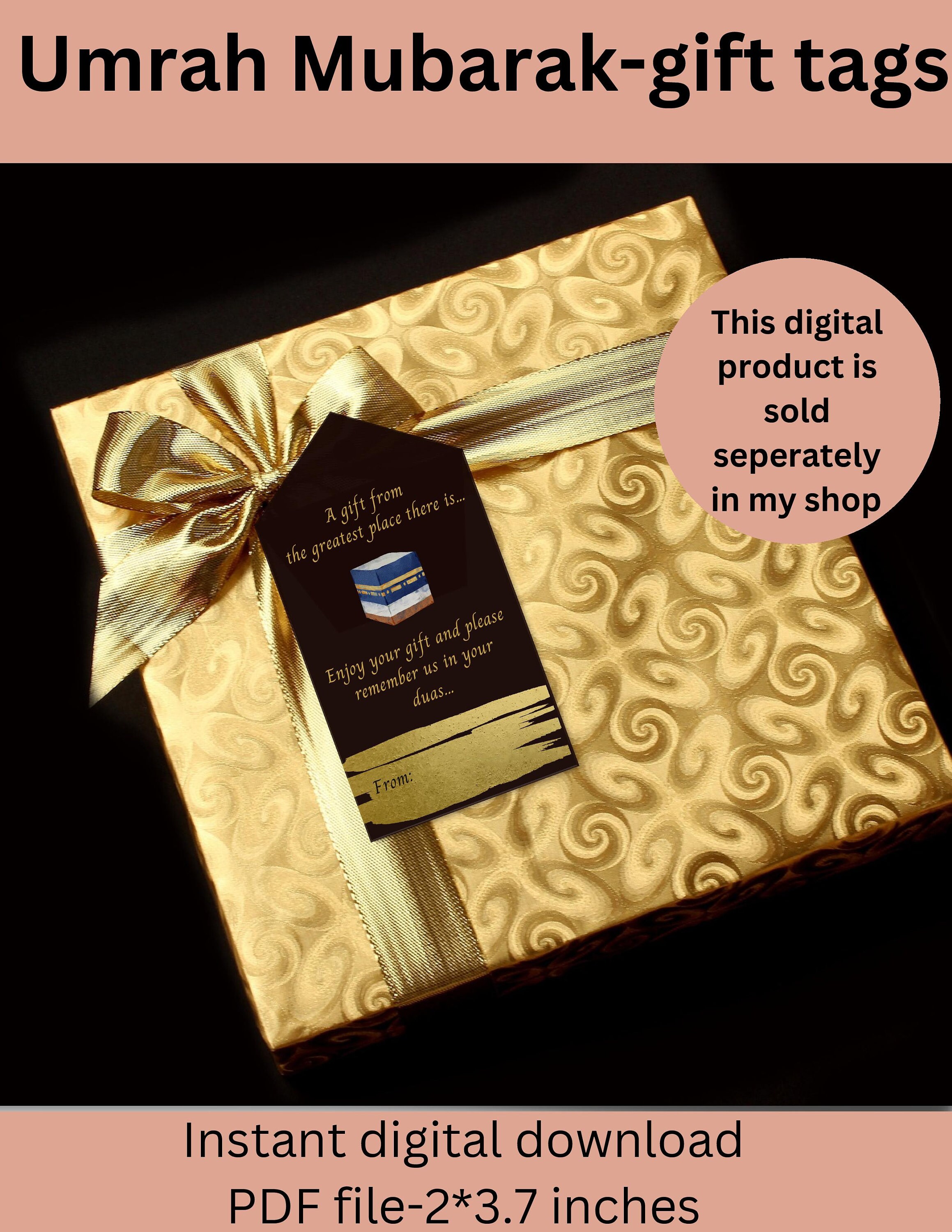 Umrah Mubarak Gift Tag - Etsy