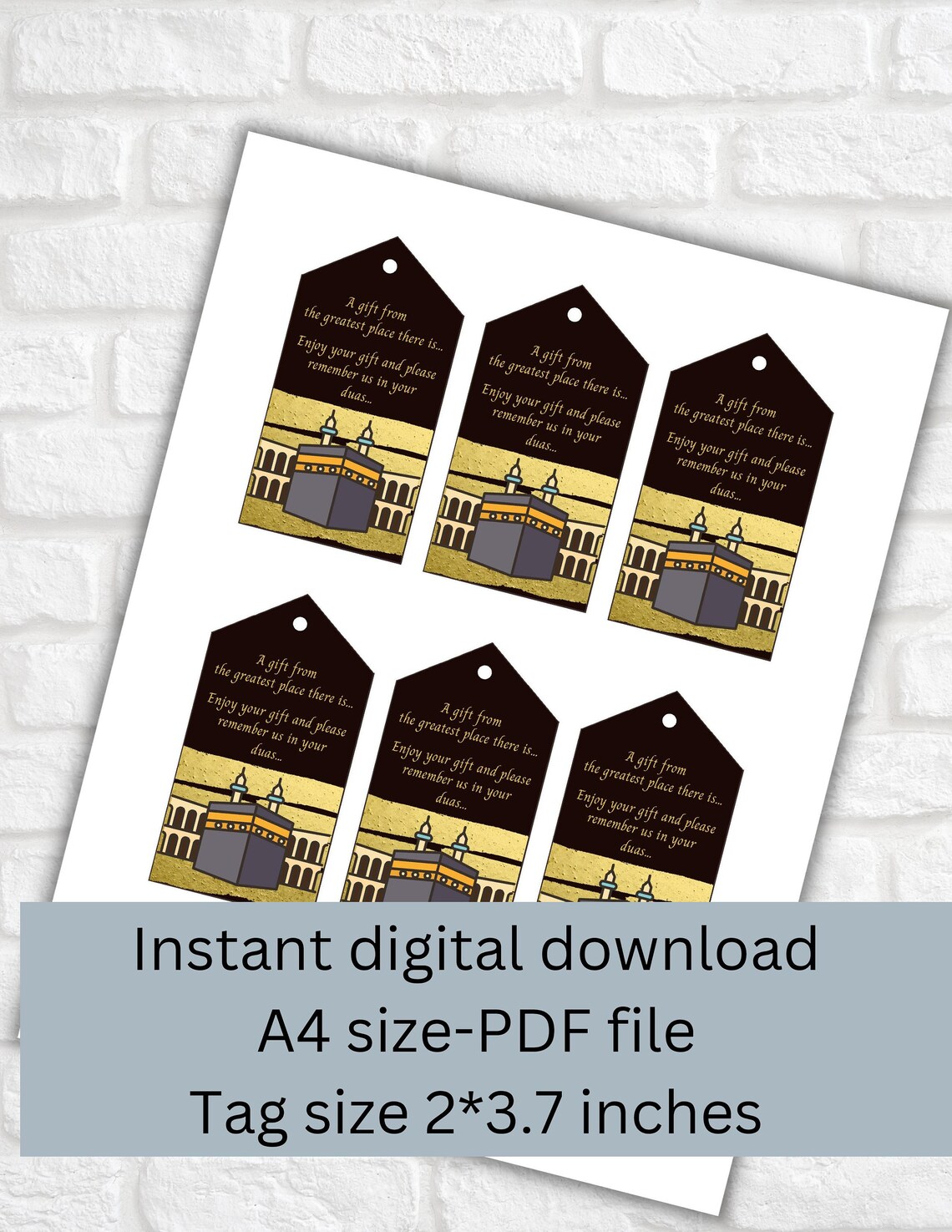 Umrah Mubarak Gift Tag - Etsy
