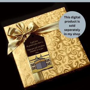 Printable Umrah Mubarak Gift Tag,islamic Gift Card,islamic Gift Tag - Etsy