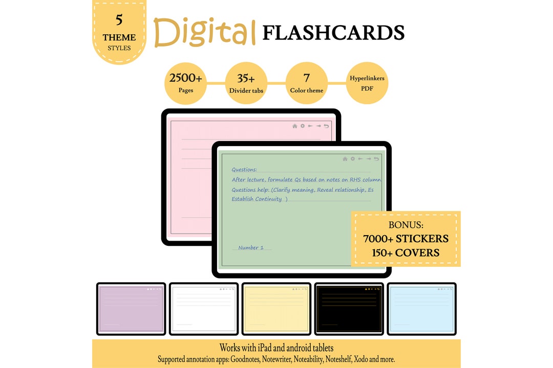 Comprehensive Digital Flashcards Bundle - Interactive Study Aid With ...