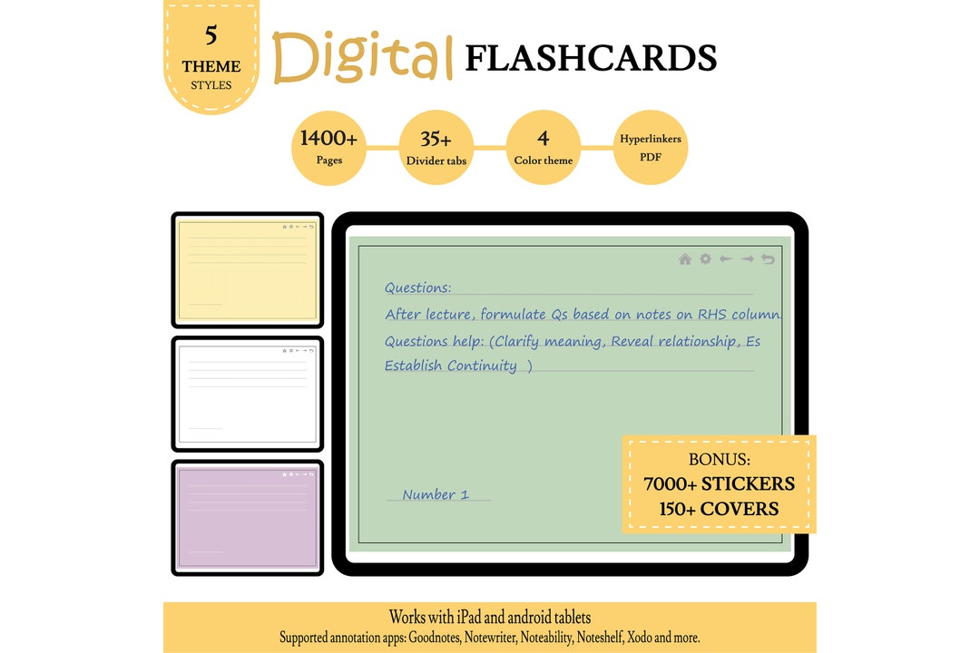 Innovative Digital Study Tool - 1400+ Interactive Flashcards for Efficient Learning - Perfect ...