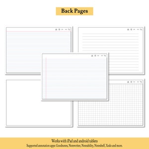 Stylish Digital Flashcards for Goodnotes & Notability, Ultimate Study ...