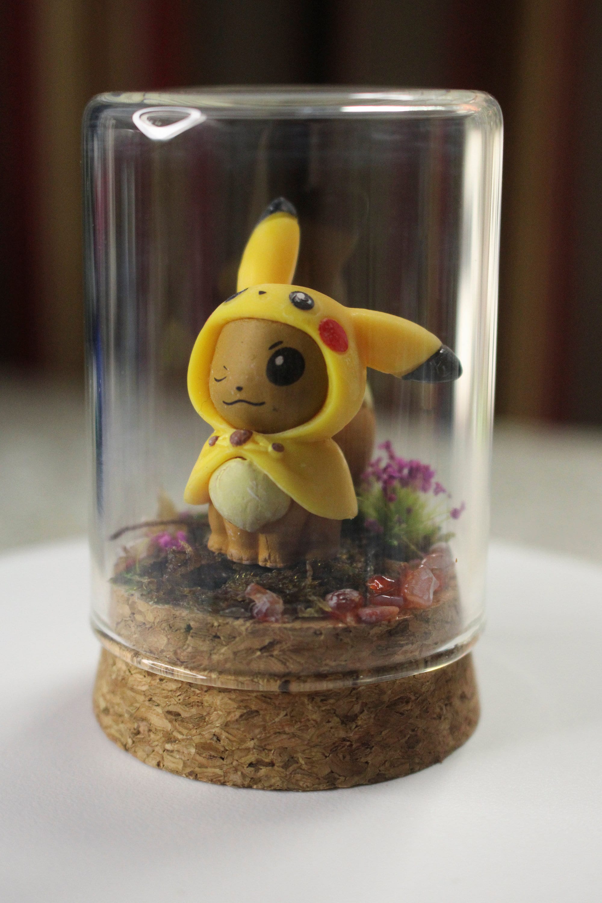 Pikachu and Eevee Cute Jar Diorama - Pokemon - Etsy