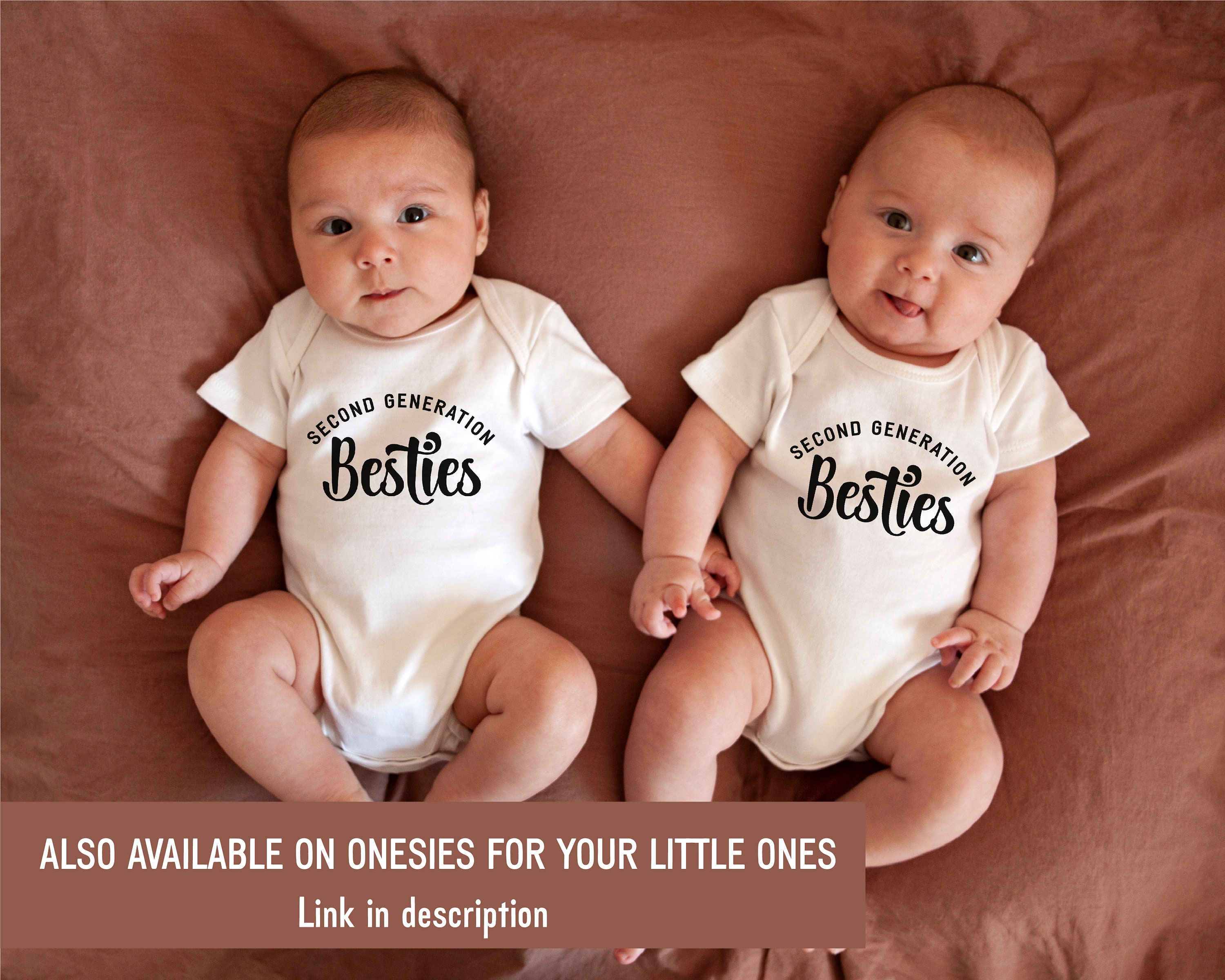 Best Friend Toddler Tshirt, Second Generation Besties Tshirt, Besties ...