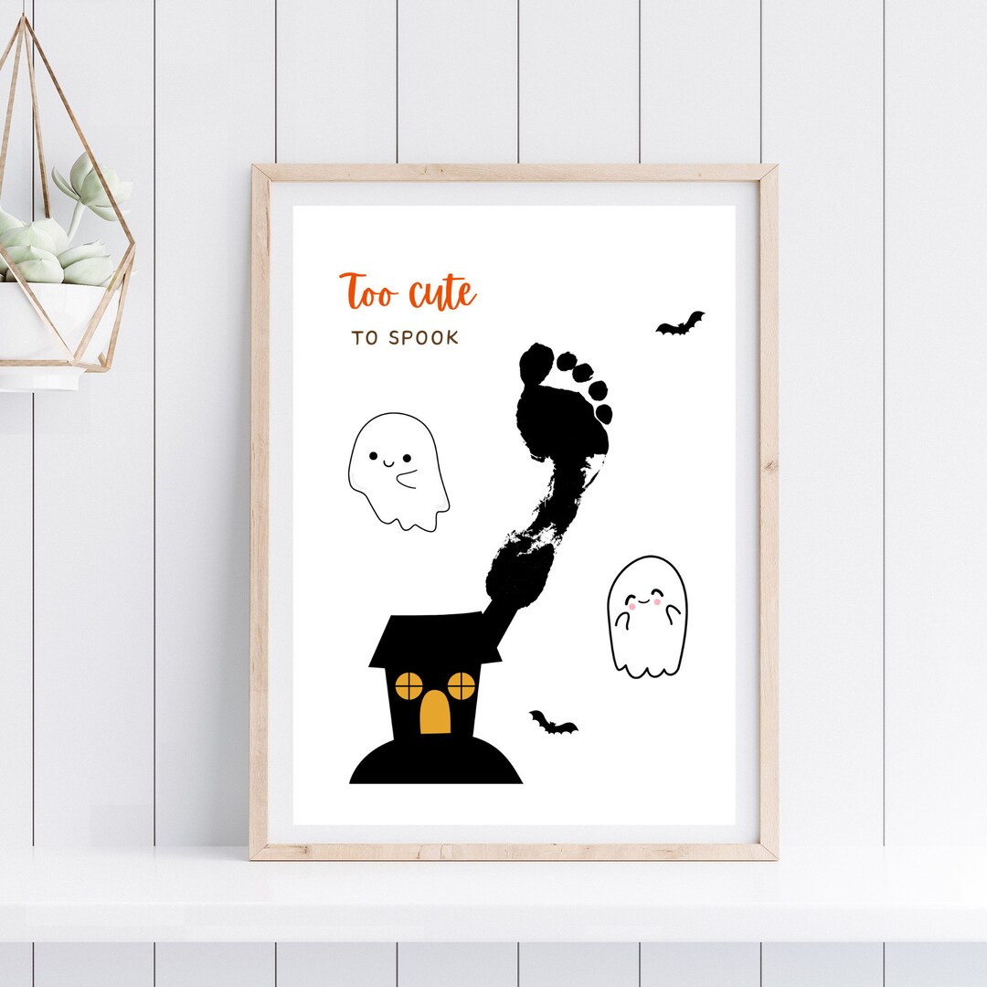 Halloween Handprint Art: Spooky Ghosts Craft (digital Download) - Etsy