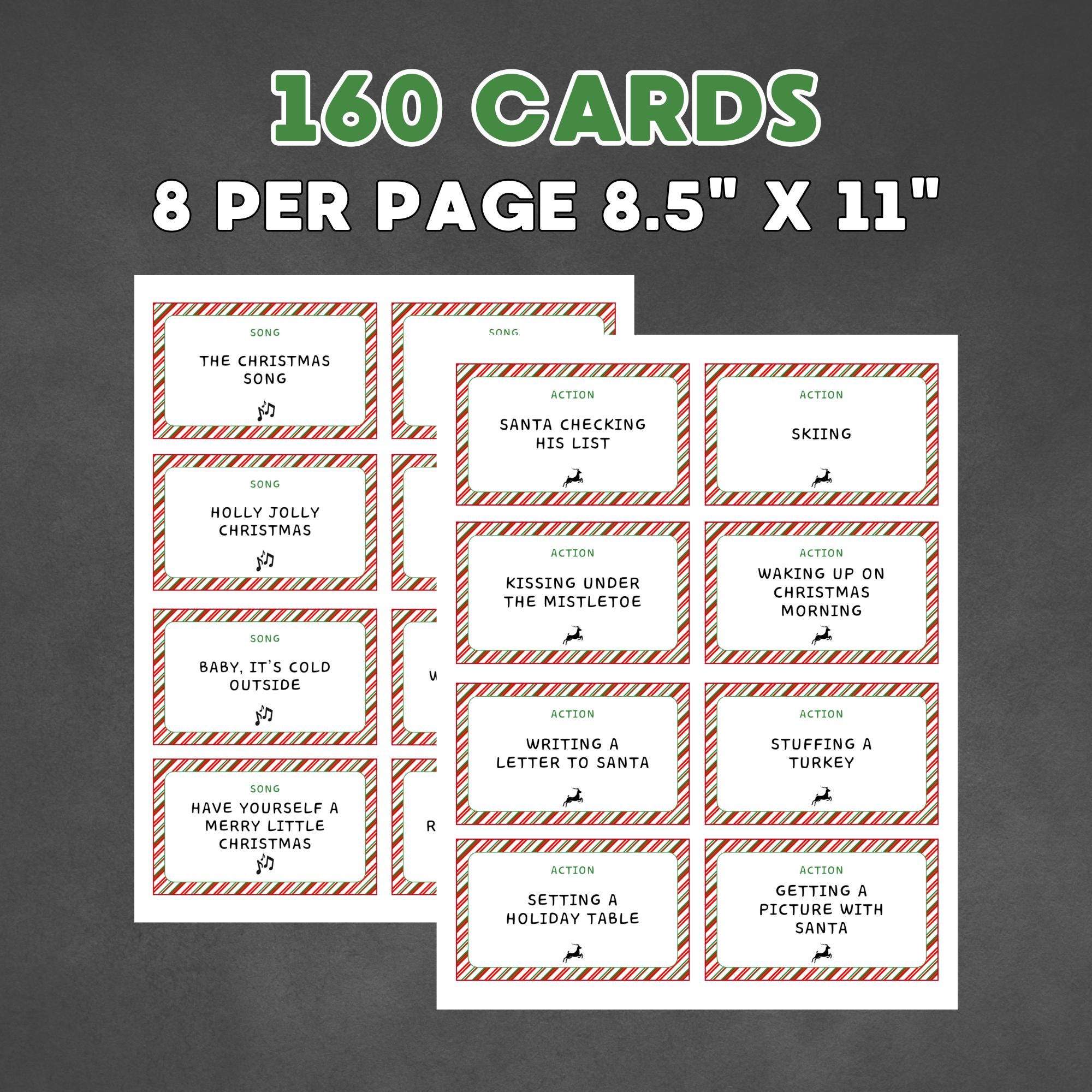 Christmas Charades | Christmas Games | Work Holiday Party | Family Game ...