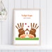 Printable Hedgehog Handprint Art Craft I Easy DIY From Kids Handprint ...