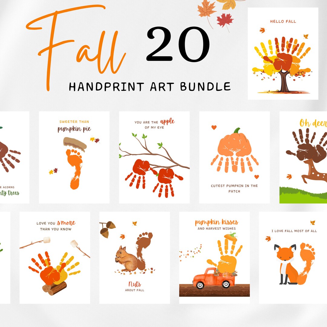 Fall Handprint Craft | Fall Crafts | Fall Handprint Art | Fall ...