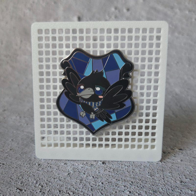 Raven Enamel Pin - Etsy