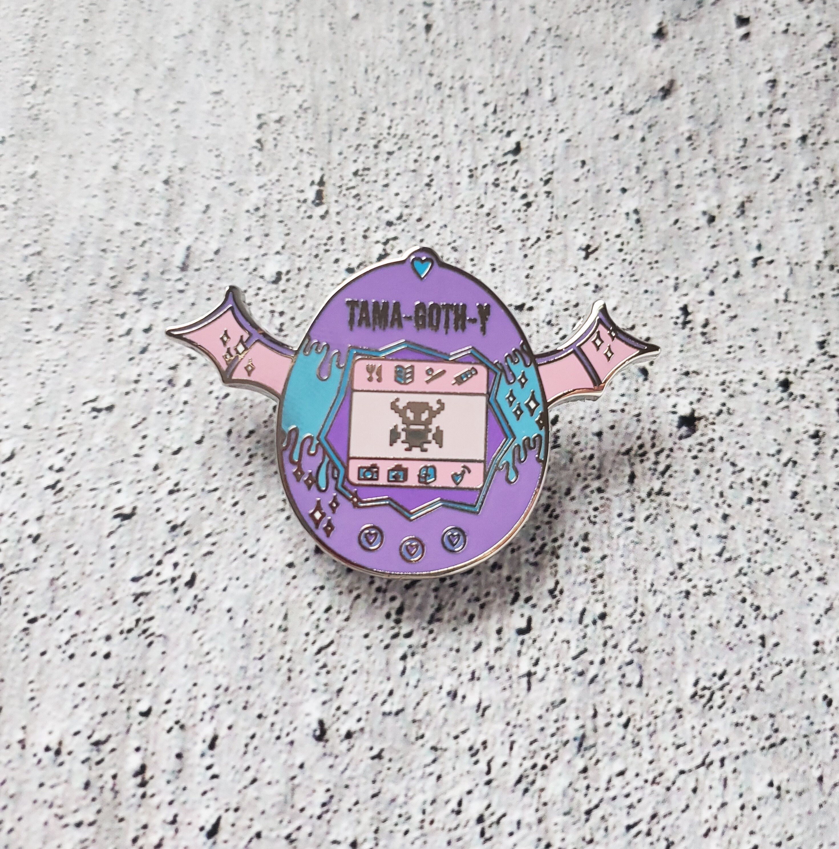 Tama-goth-y Hard Enamel Pin Pastel Goth Pin - Etsy