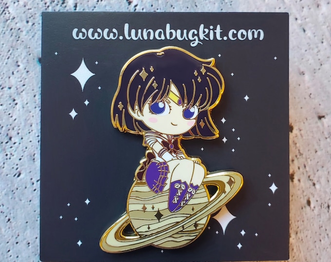 Saturn Hard Enamel Pin - Etsy