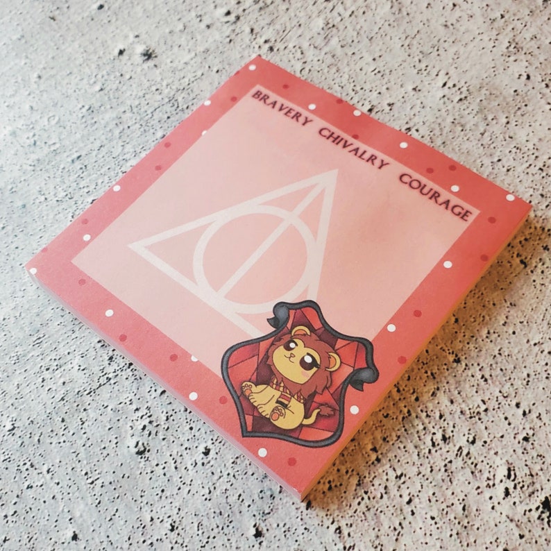 Hogwarts House Notes – 50 Sheets - Etsy