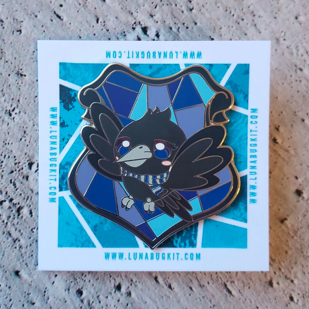 Raven Magical House Enamel Pin - Ravenclaw Hogwarts House - Etsy