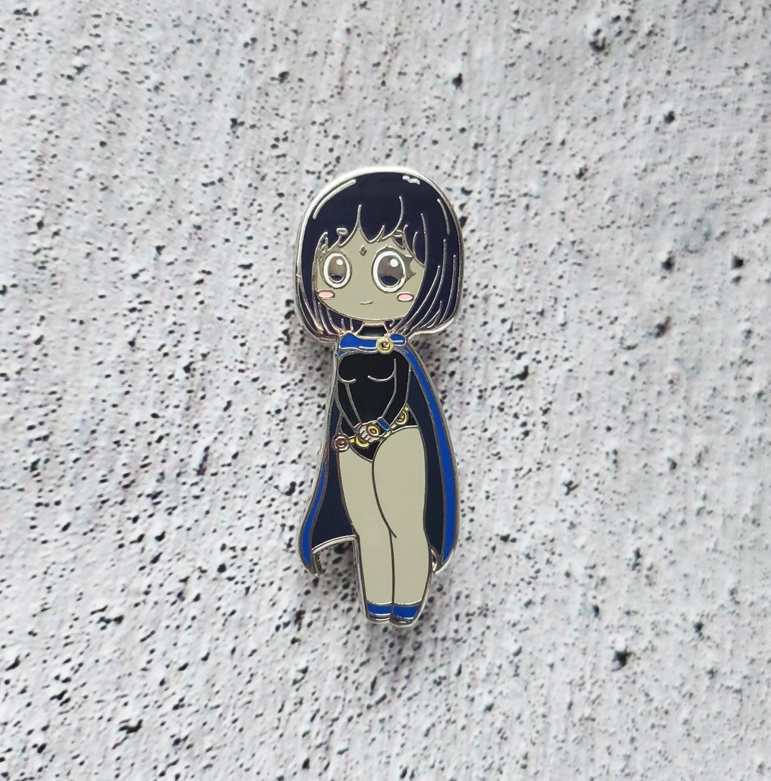Raven Hard Enamel Pin Teen Titans Pin Etsy 0087