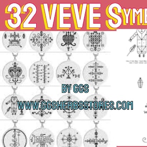 32 Haitian Voodoo Veve Symbol With Meanings - Etsy