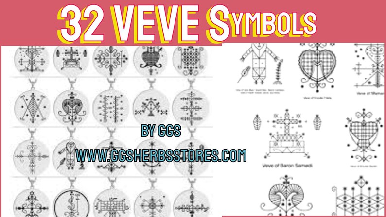 32 Haitian Voodoo Veve Symbol With Meanings - Etsy