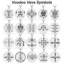 32 Haitian Voodoo Veve Symbol With Meanings Mix With African Symbol - Etsy