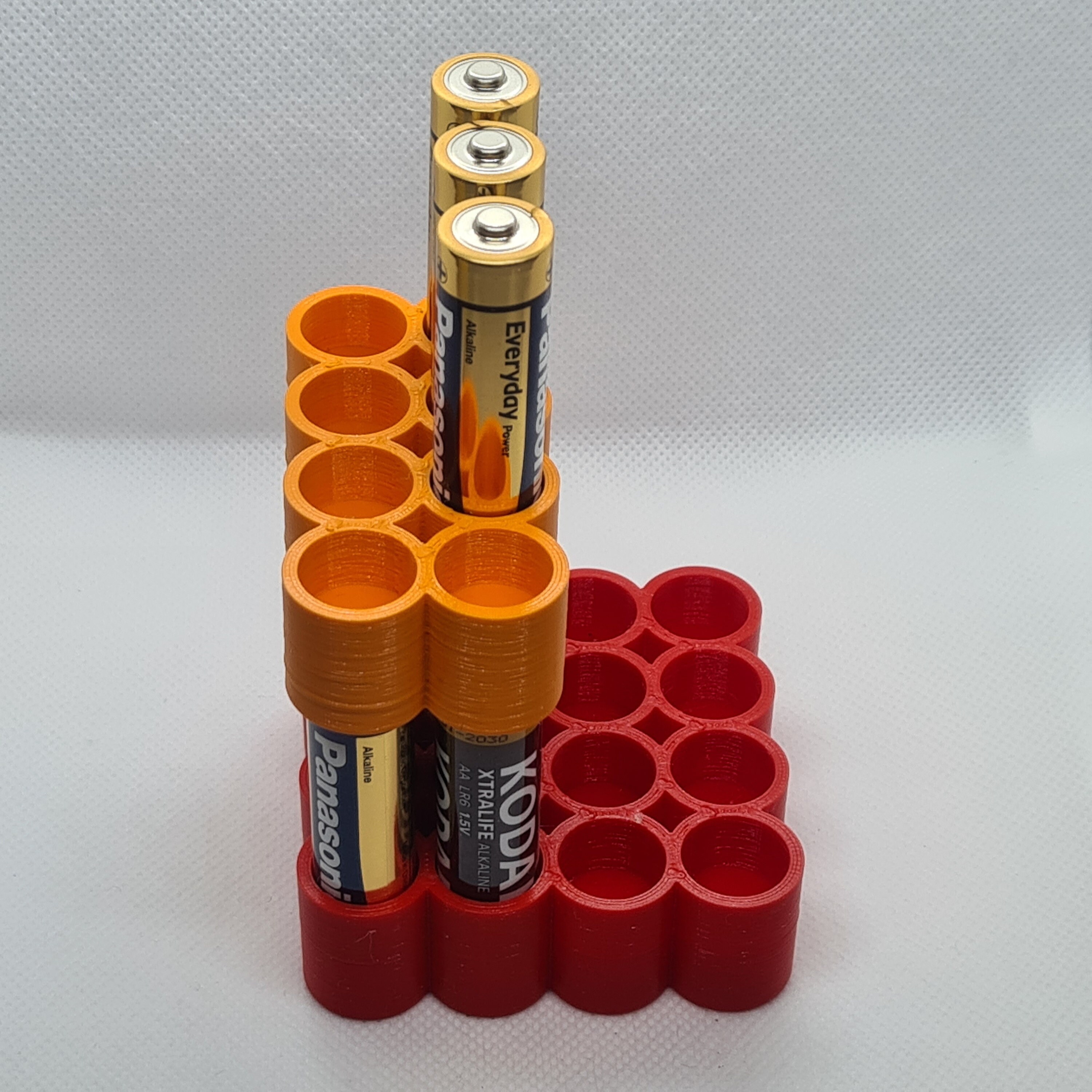 Simple Stacking AA Battery Holder/organiser x2 - Etsy