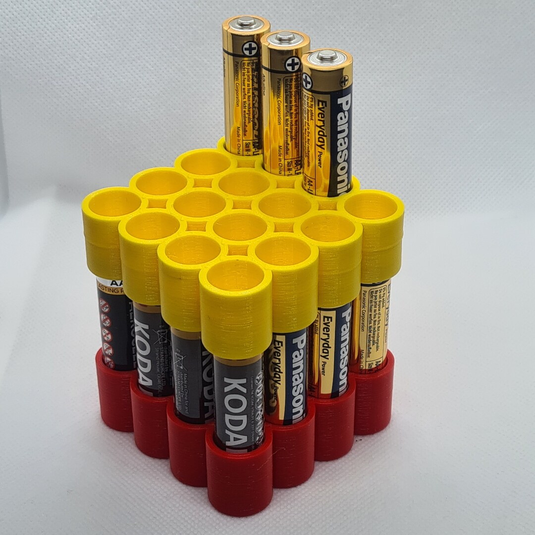 AA Battery Holder/organiser Simple Stacking (x2) - Etsy