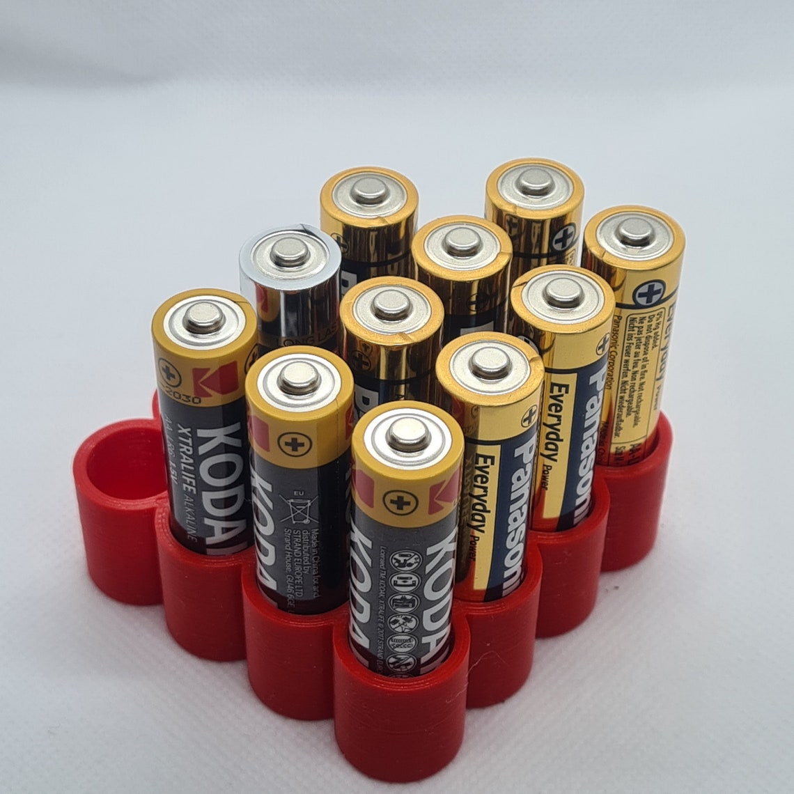Simple Stacking AA Battery Holder/organiser x2 - Etsy