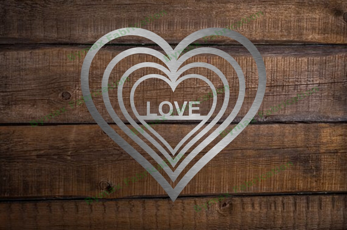 Heart Dxf Heart Love Svg Dxf for Plasma Dxf for Laser SVG - Etsy
