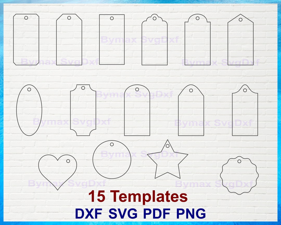 Tags Templates Svg Bundle, Gift Tags, Wedding Gift Tags, Baby Shower ...