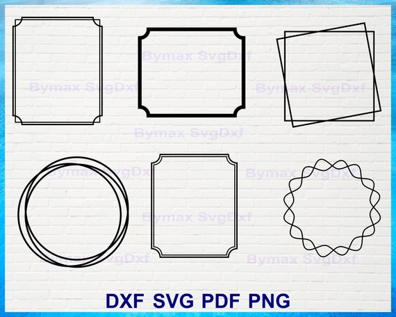 Double Frame Svg Square Frame Svg Rectangle Frame Svg - Etsy