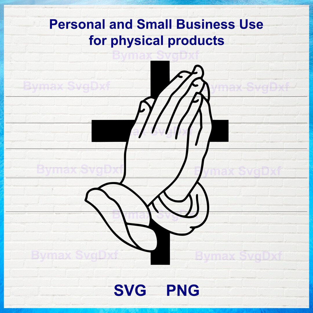 Praying Hands Svg, Prayer Hands Svg, Cross Svg, Religious Svg ...