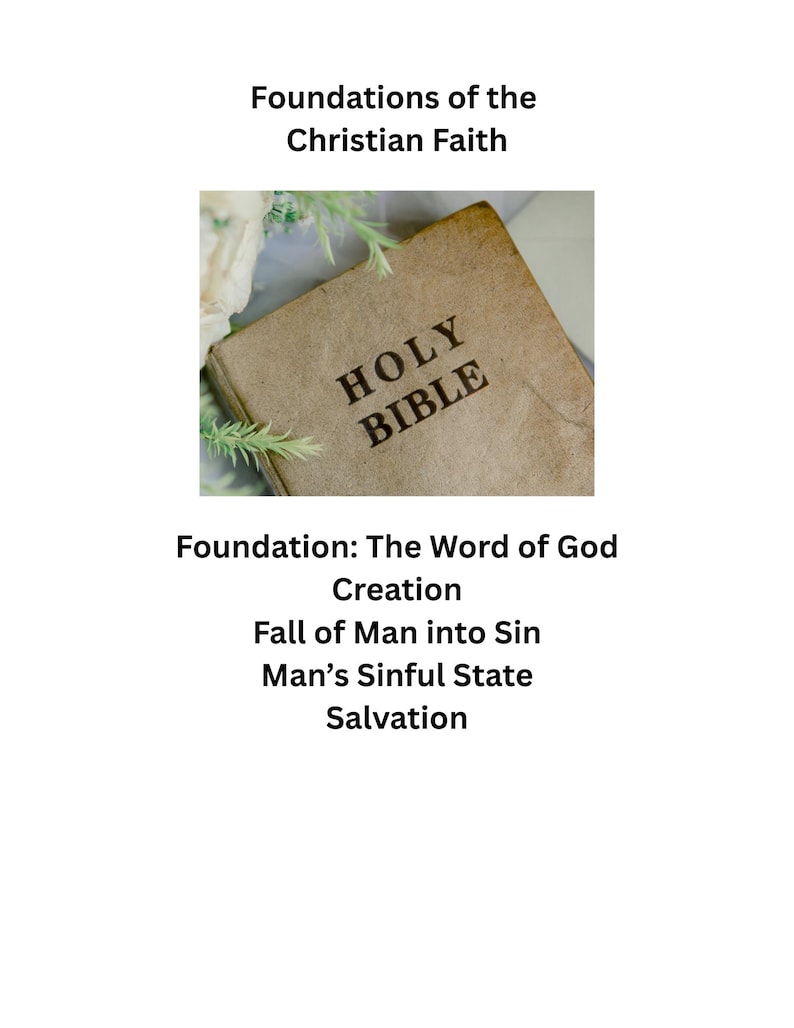 Christian Discipleship Workbook -- Digital Printout - Etsy