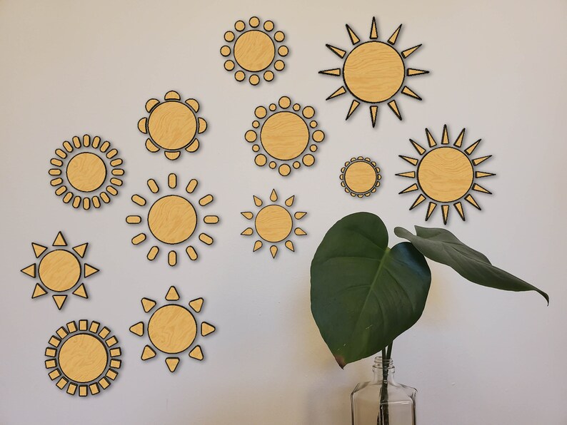 25 X Sun Vector Shapes DWG, DXF PDF Digital Download Files - Etsy Canada