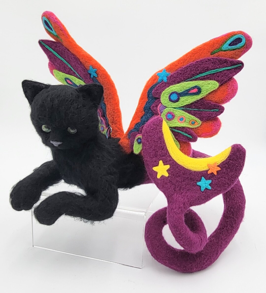 Evie, Needle Felted Mer-cat - Etsy