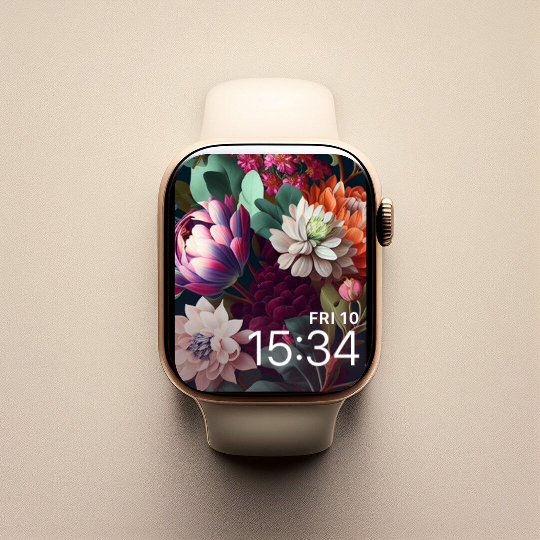 Abstract Apple Watch Face, Apple Watch Face, 3D Shapes, Blue Apple ...