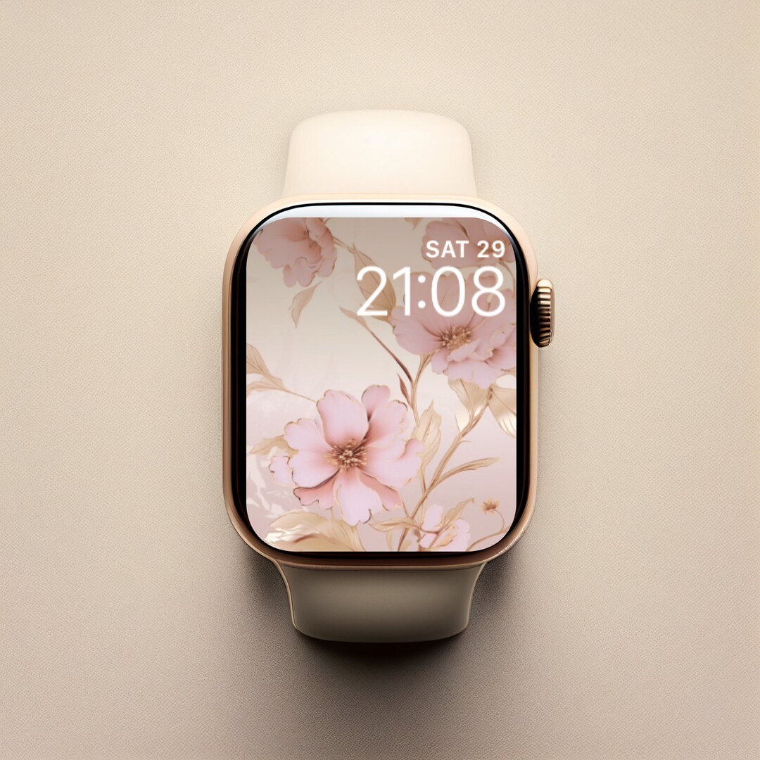 Feminine Apple Watch Face, Summer Watch Face, Flowers Apple Watch Face ...