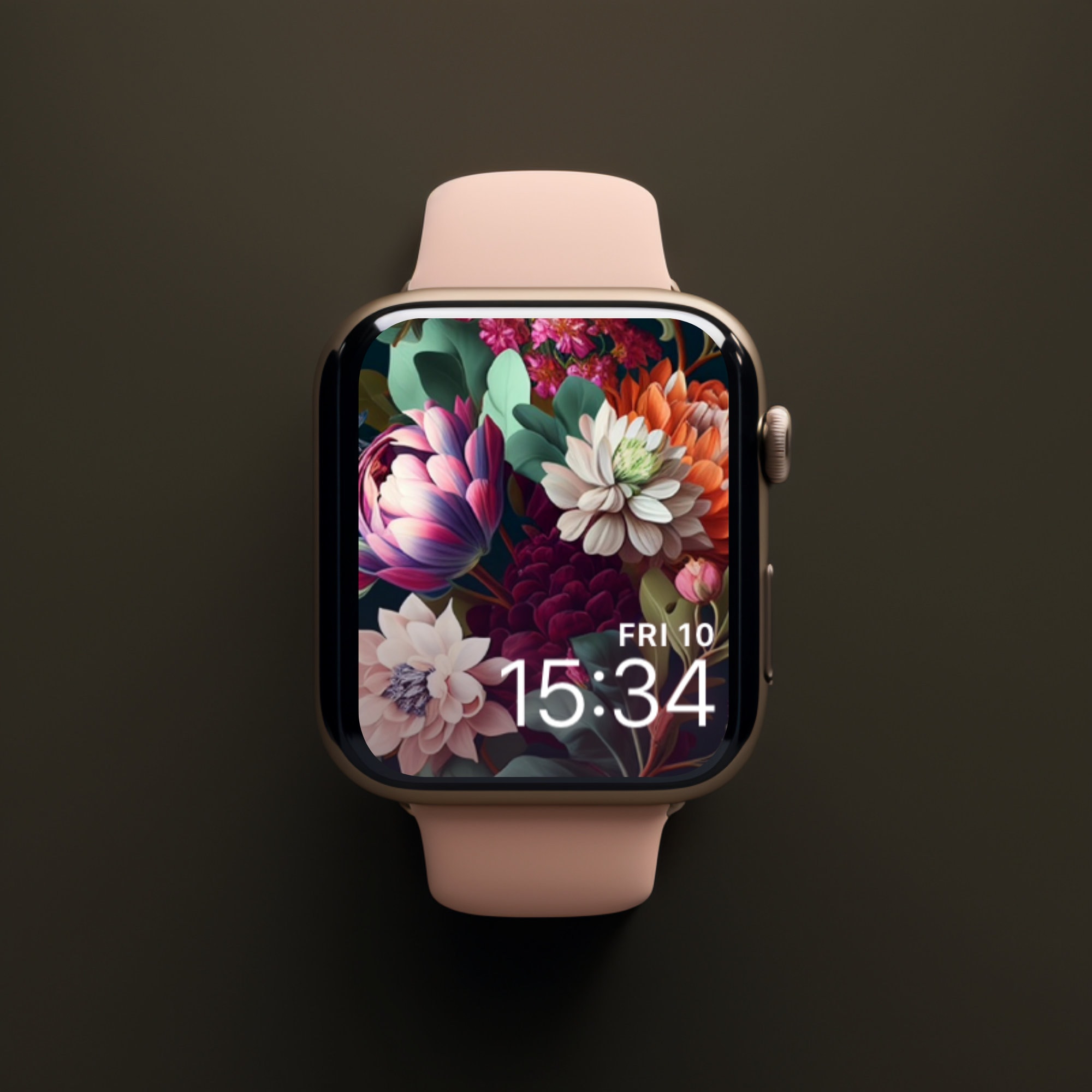 Abstract Apple Watch Face, Apple Watch Face, 3D Shapes, Blue Apple ...