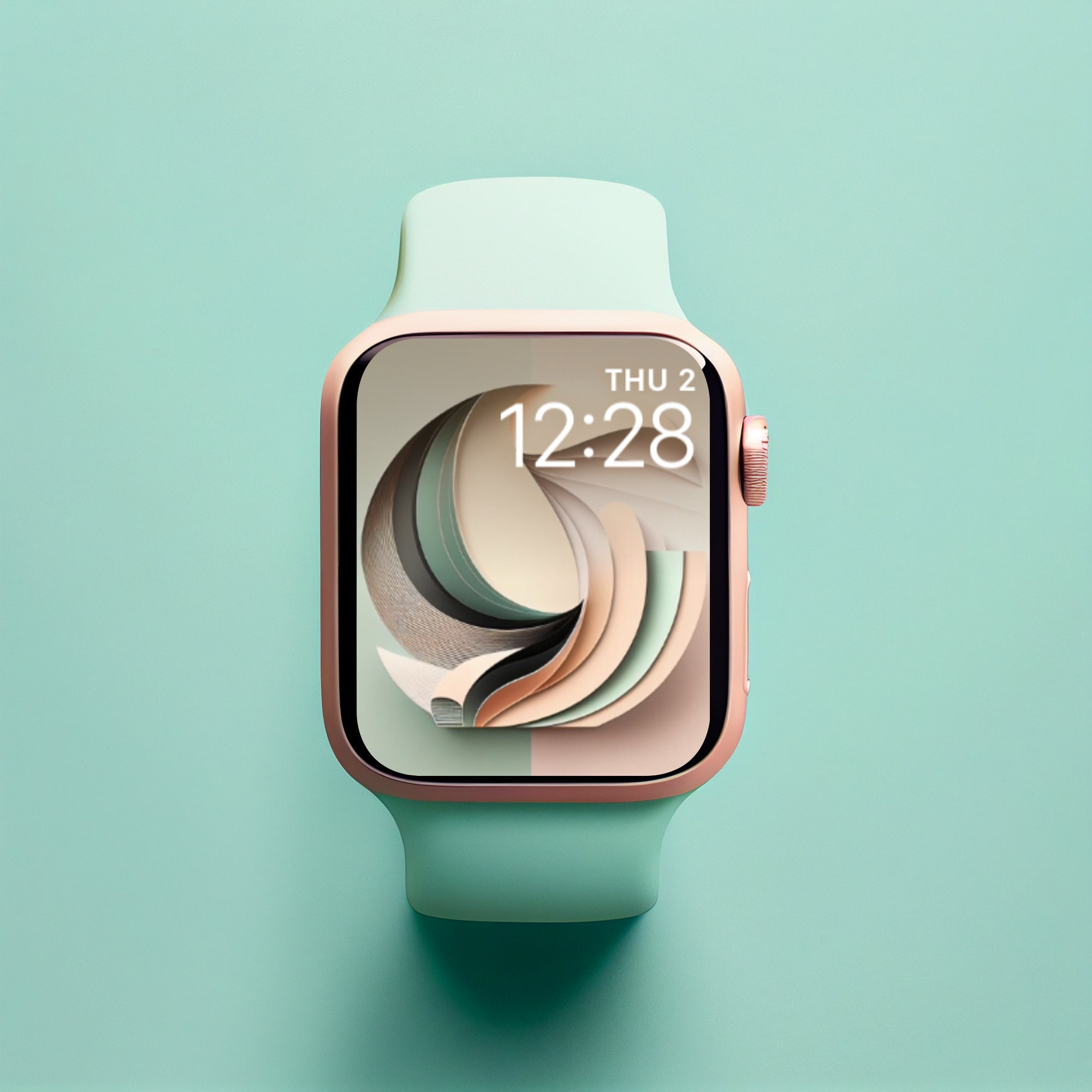 Cute Pastel Art Watch Face, Artsy Watch Face, Iwatch Face, Art for ...